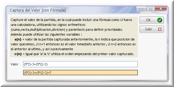 Archivos > Asientos Contables